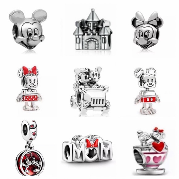 Disney | Jewelry | 9 Mickey Mouse Minnie Mouse Robot Bot Love Kisses ...